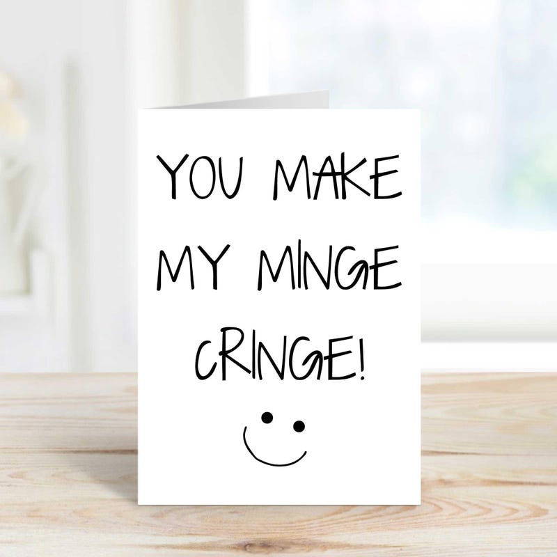 Cringe Valentines Card - Etsy