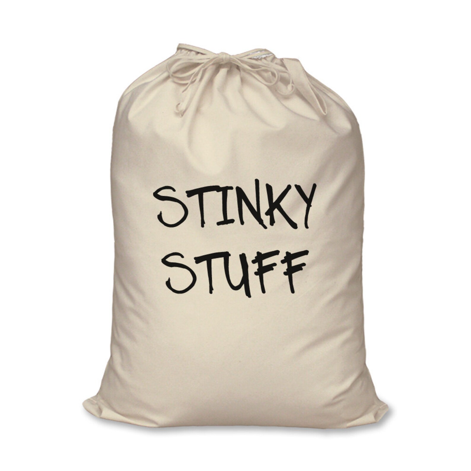 Laundry Bag Stinky Stuff Student Teenager Gift 100% Natural Cotton ...