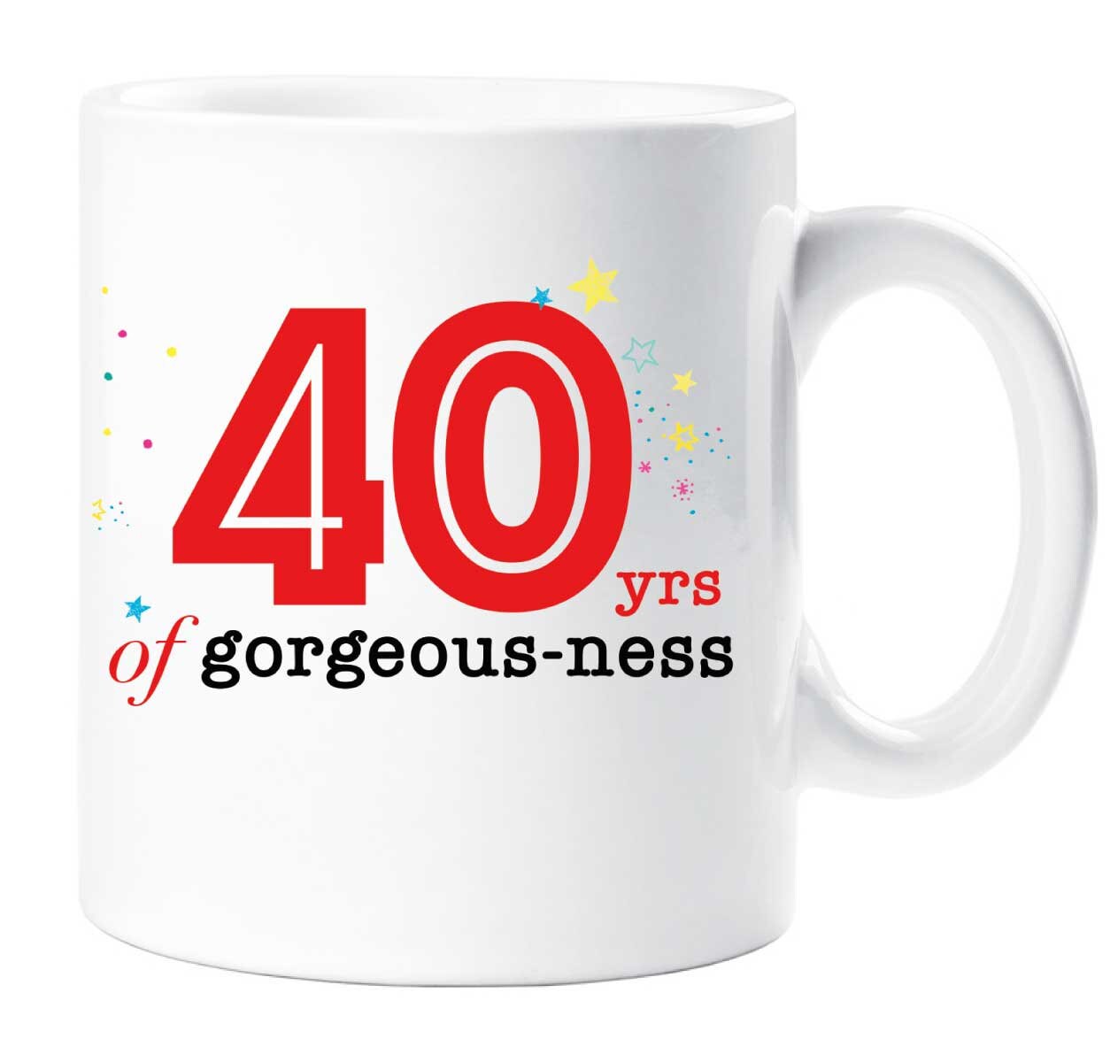 40th Mug 40 Years of Gourgeous Ness 40 Year Old Mug 18th | Etsy