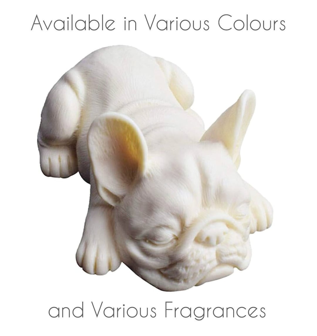 Frenchie Soap Aesthetic French Bulldog Gift Hand Soap Various Colours ...