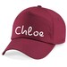 Kids Personalised Cap Personalized Name Various Colours - Etsy
