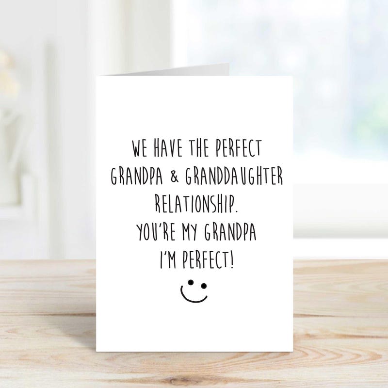 Grandpa Card - Etsy
