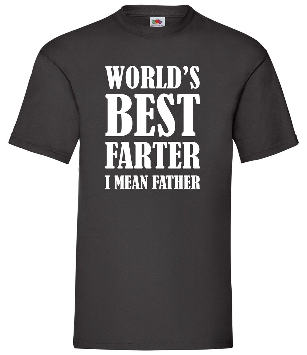 Worlds Best Farter, I Mean Father .... Men's Black Funny T-shirt. - Etsy