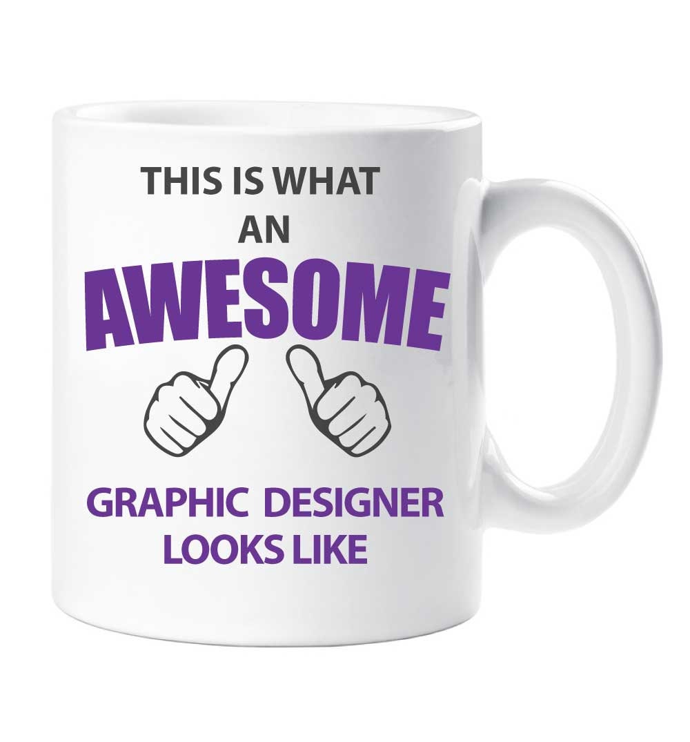 Graphic Designer Mug This is What an Awesome Graphic Designer | Etsy