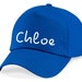 Kids Personalised Cap Personalized Name Various Colours - Etsy