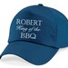 Personalised King of the BBQ Cap Fathers Day Dad Present - Etsy