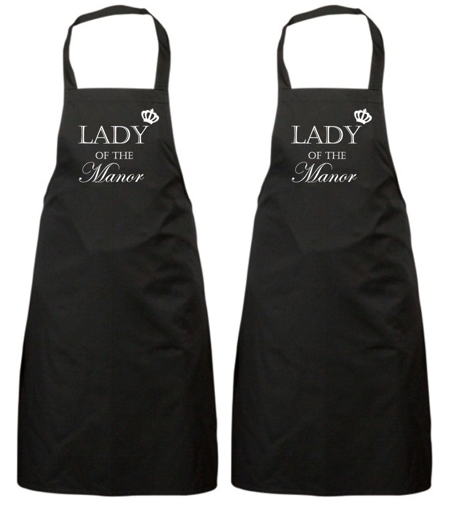 Couples Aprons Lady & Lady Same Sex Lesbian Lady of the Manor - Etsy