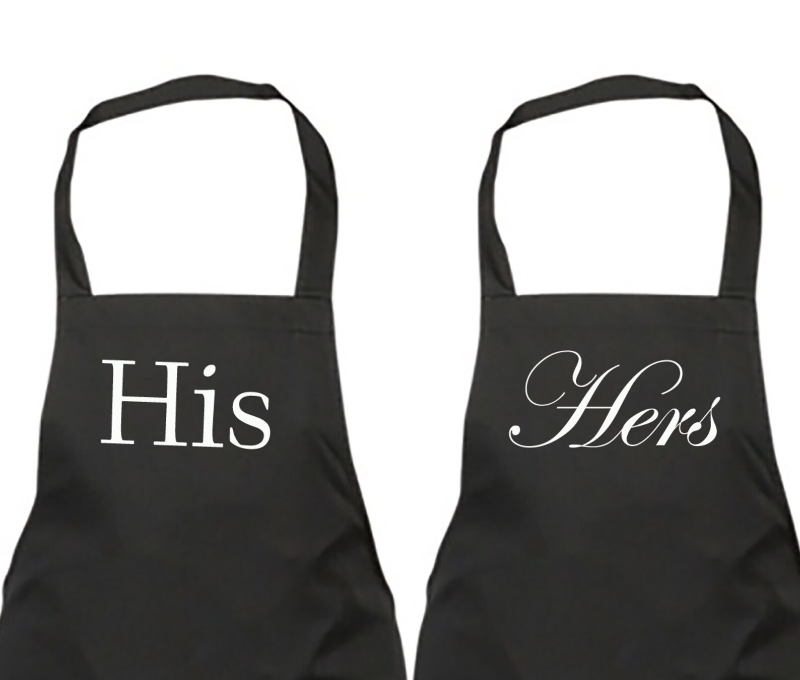 Couples Aprons His & Hers Gift Apron Present House Warming - Etsy
