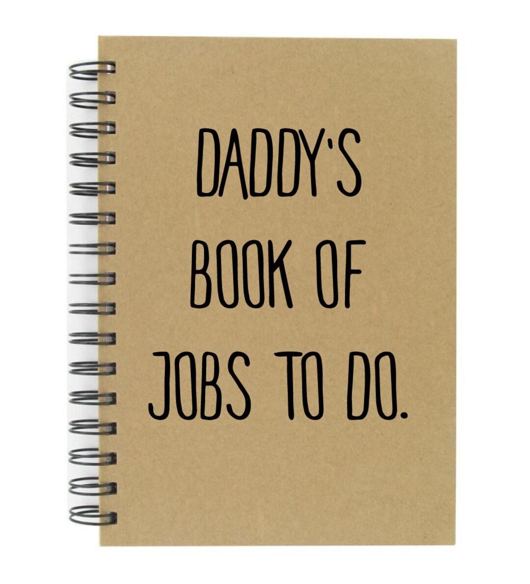 Daddy's Jobs Note Book Daddy's Book of Jobs to Do Hard Back Great ...