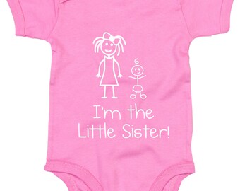 Little Sister Baby Grow - Etsy