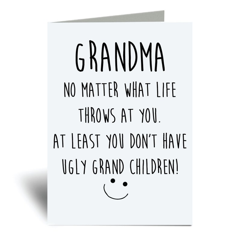 Grandma Card - Etsy