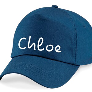 Kids Personalised Cap Personalized Name Various Colours - Etsy