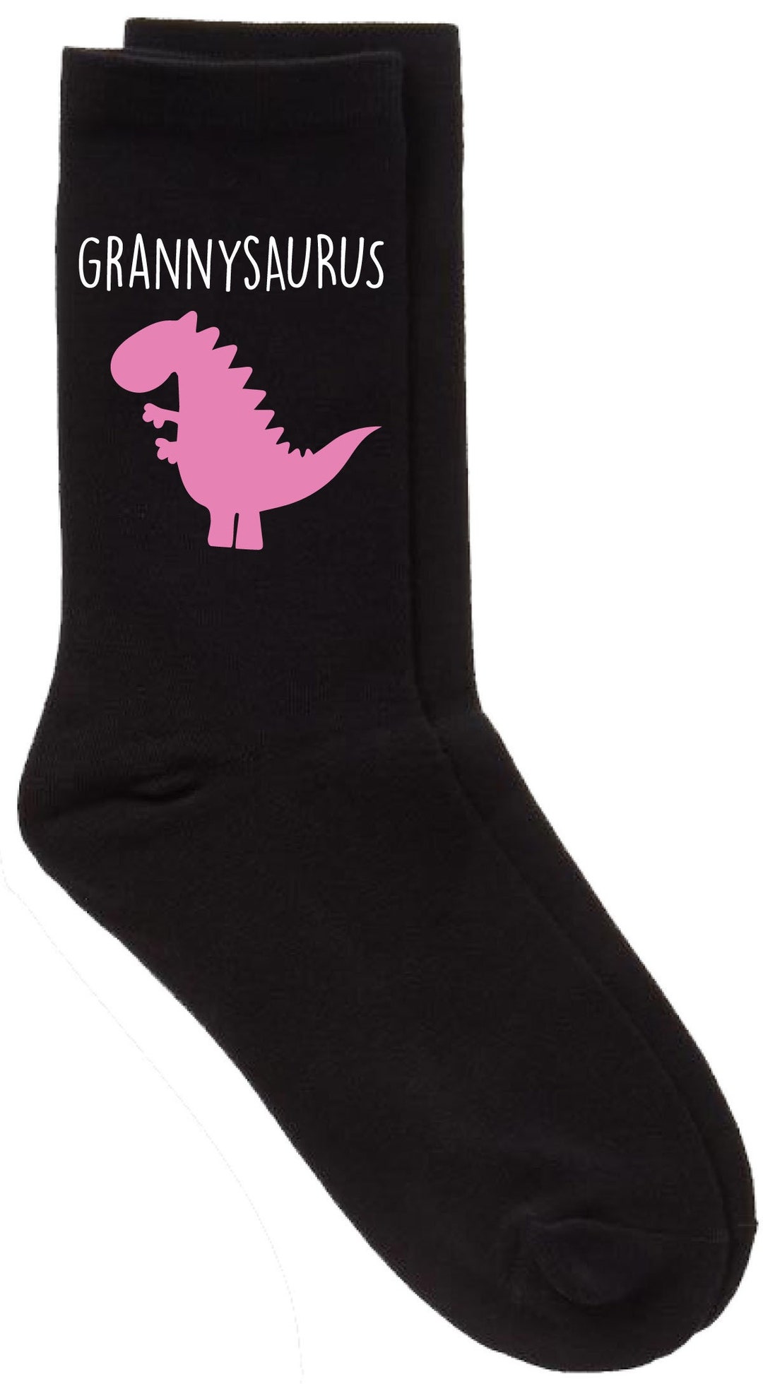 Granny Socks Grannysaurus Socks Ladies Black Socks Mothers Day Present ...