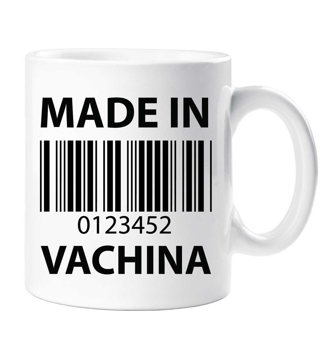 Vachina Mug Made in Vachina Funny Novelty Ceramic Cup Gift Friend - Etsy