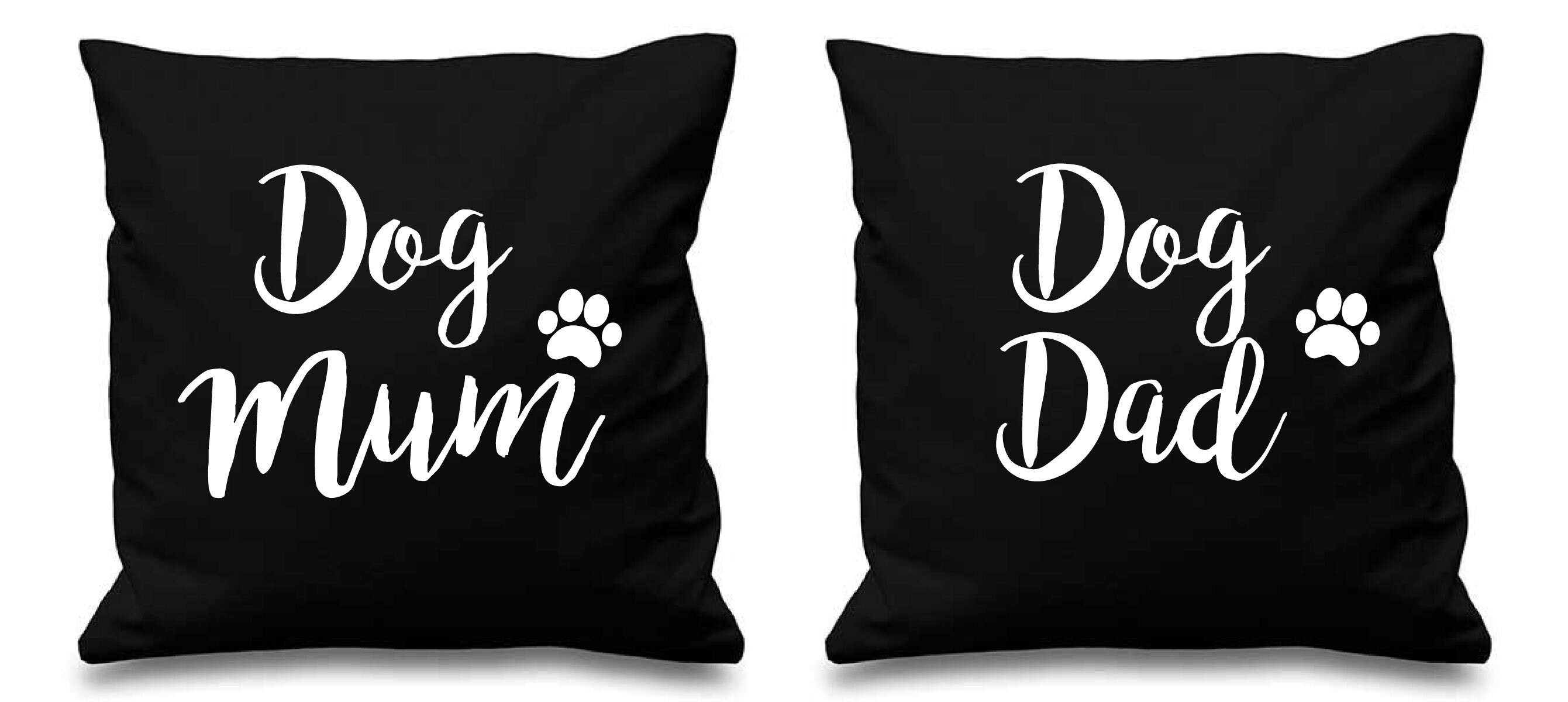 Dog Couples Cushion Covers Dog Mum Dog Dad Birthday Christmas | Etsy