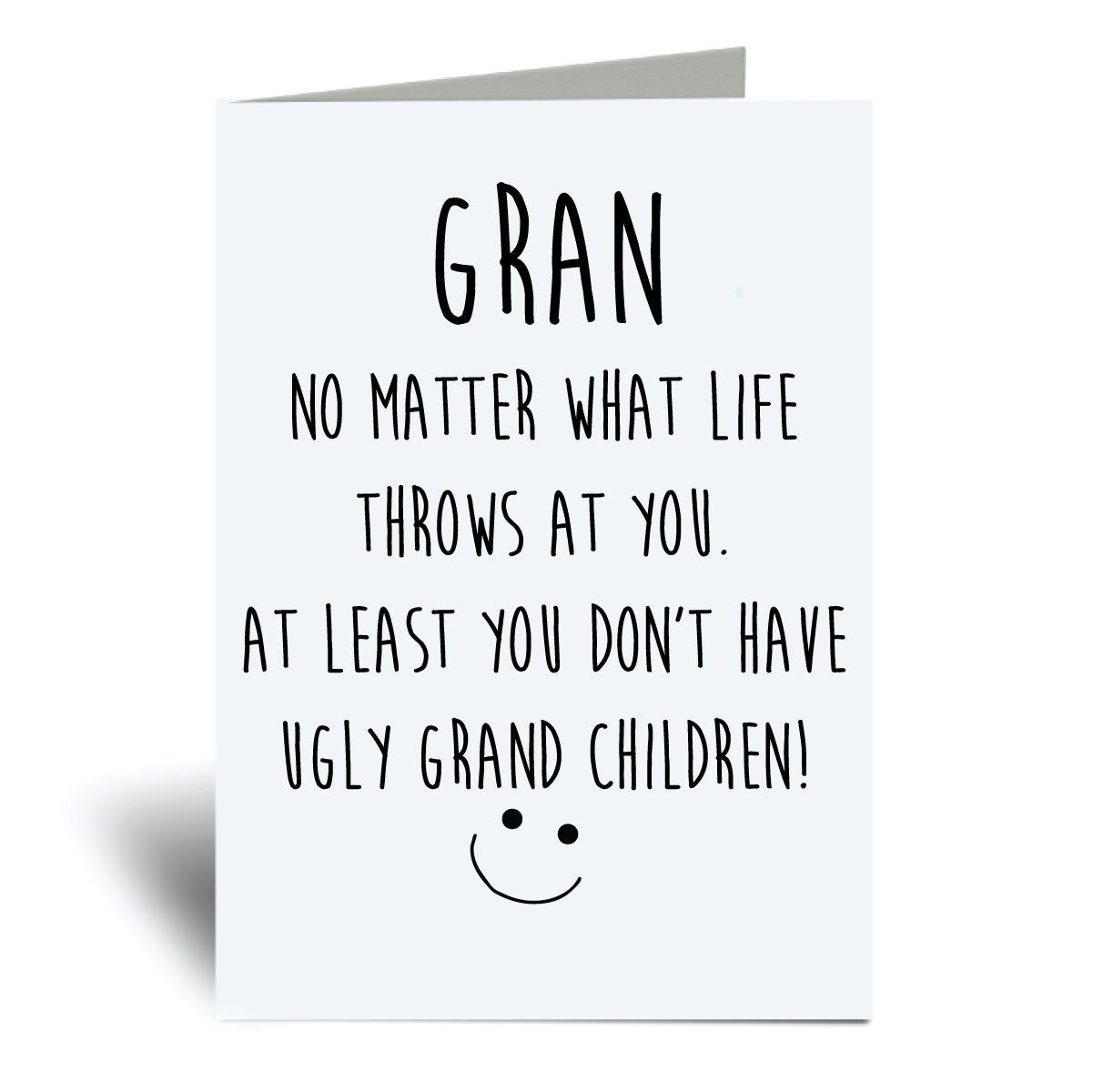 Funny Gran Card No Matter What Life Throws at You at Least You | Etsy