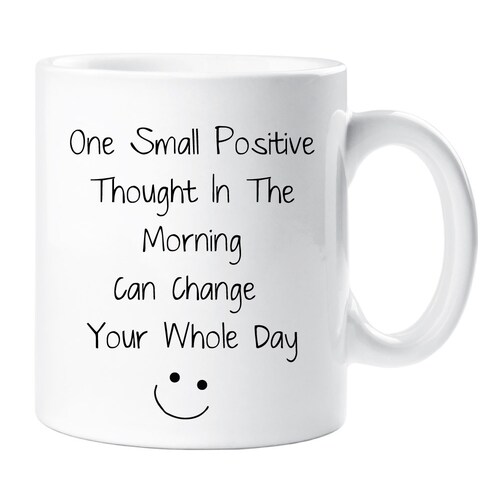 Mug for Mom Self Love Gift Positive Mind Mug Floral Border Mug | Etsy