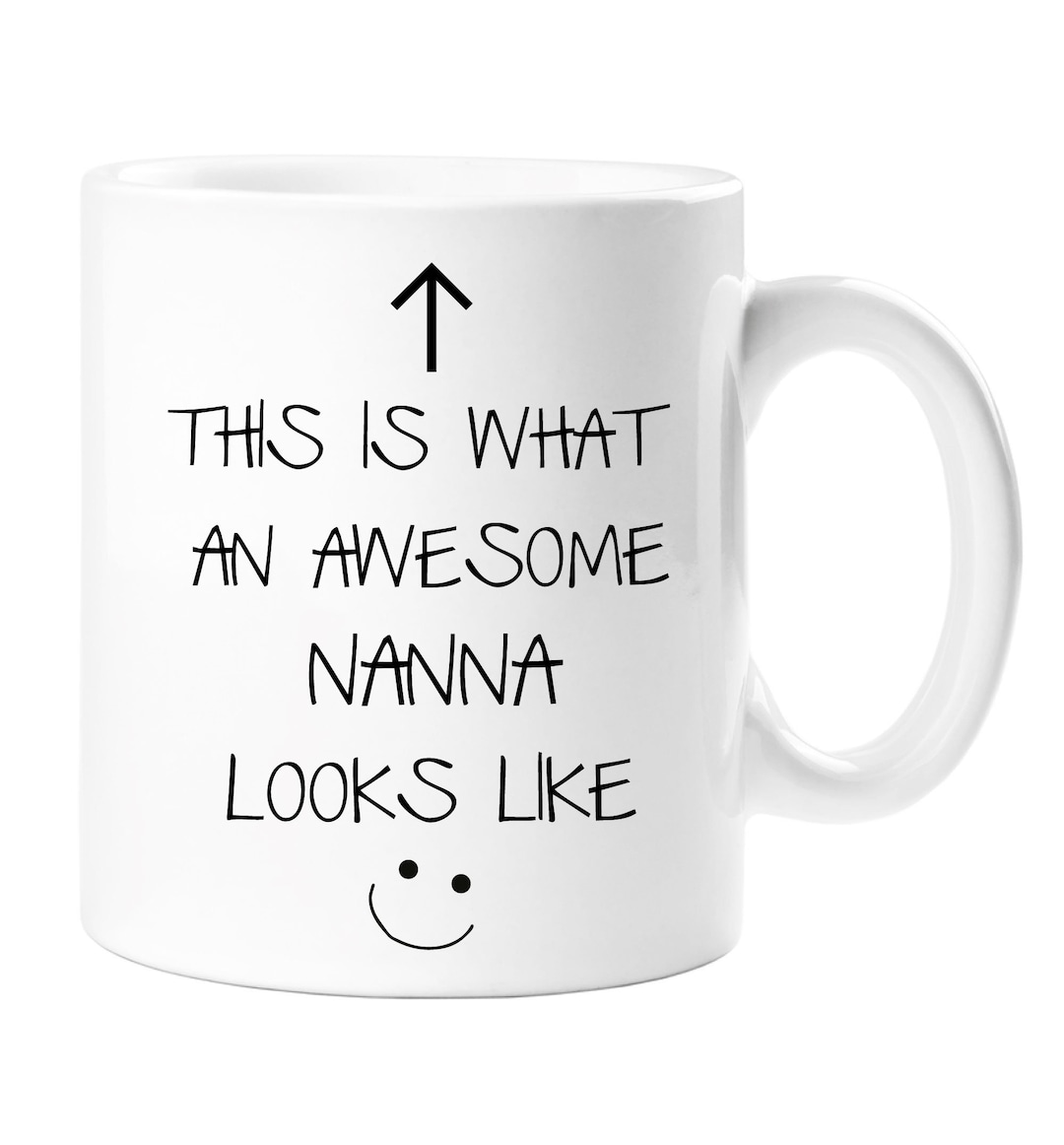 Awesome Nanna Mug V2 This is What an Awesome Nanna Looks Like Ceramic ...
