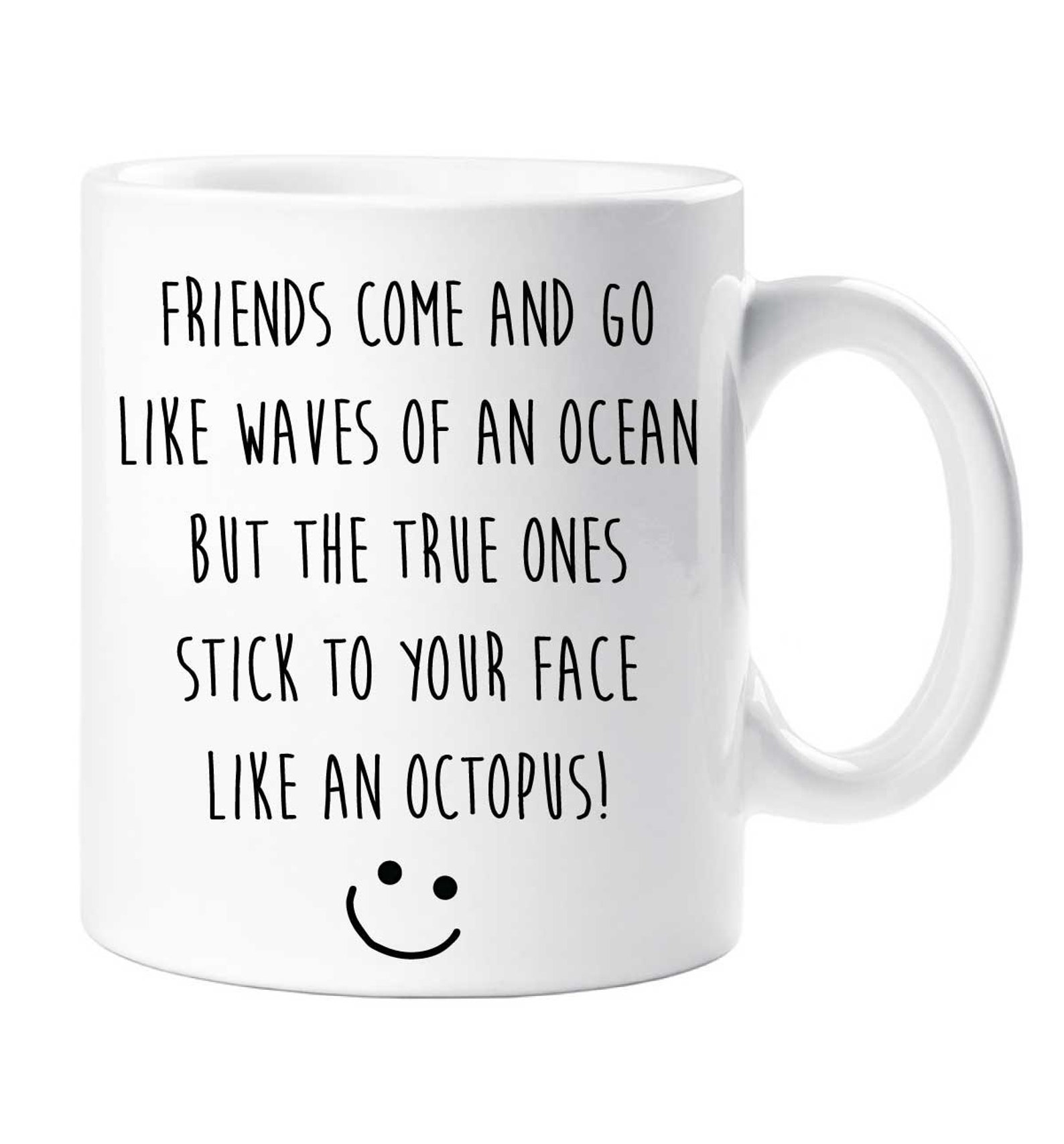 Octopus Friend Mug Best Friends Quote Gift Cup Funny Novelty - Etsy