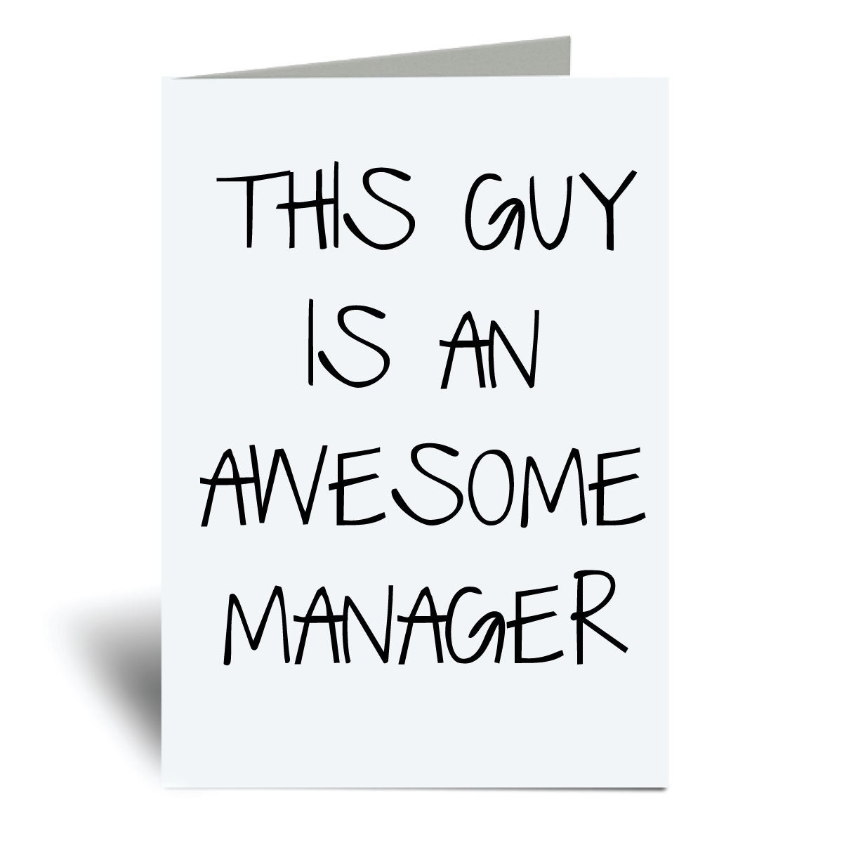 Manager Card This Guy is an Awesome Manager Greeting Birthday - Etsy UK