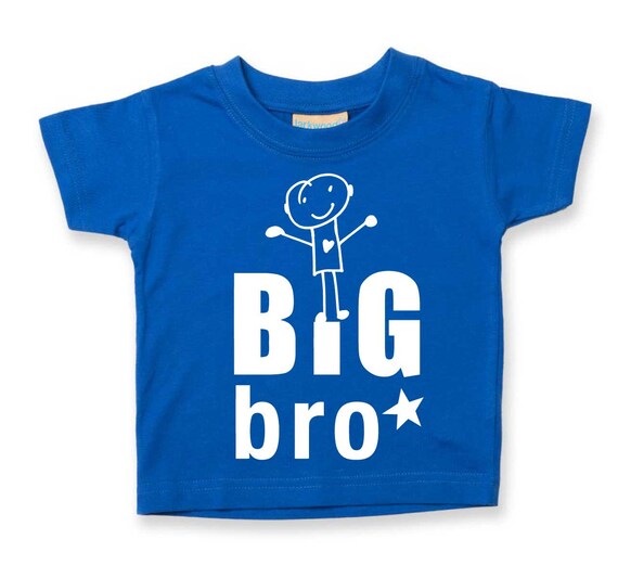 Big Bro Kids Tshirt Big Brother T Shirt Various Colours | Etsy