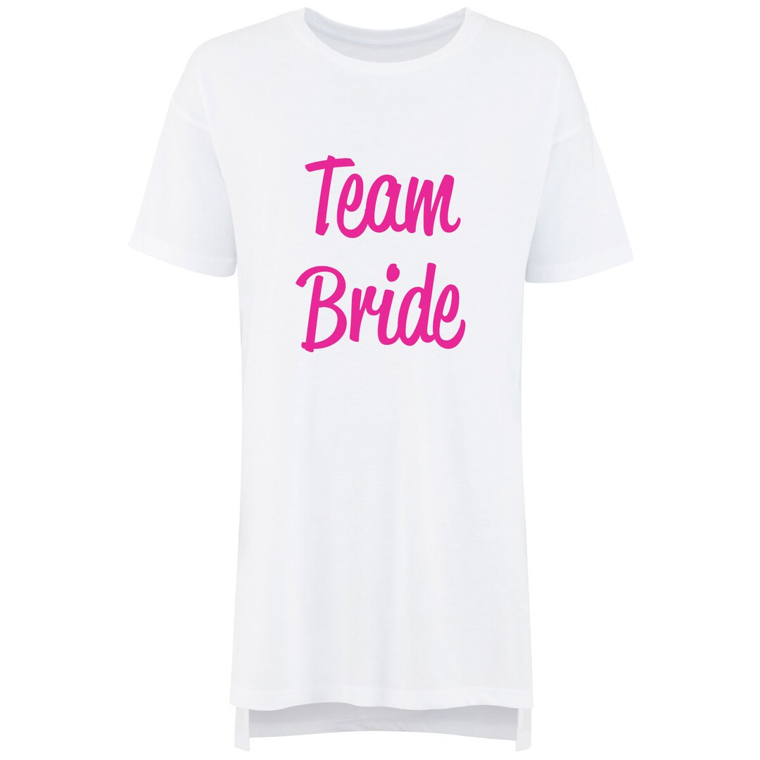 Oversized Team Bride Nightie Wedding Honeymoon Hen Party - Etsy