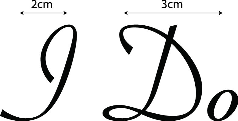 I Do Wedding Decal Bride Shoe Sticker Marry Married Bride to - Etsy