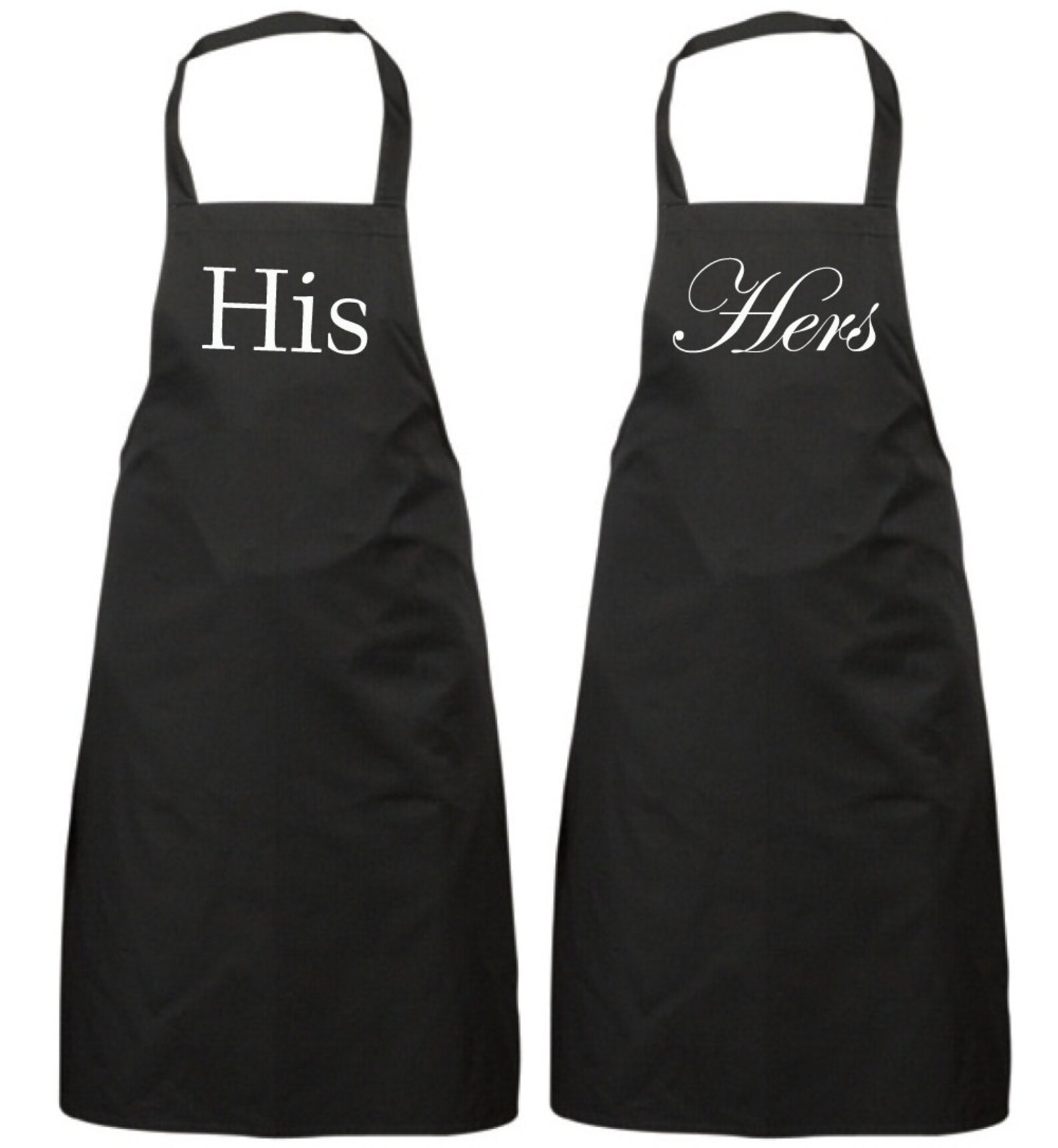 Couples Aprons His & Hers Gift Apron Present House Warming - Etsy