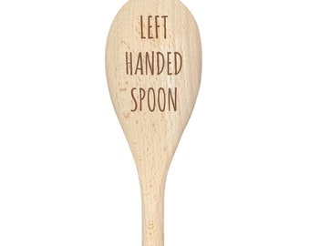 Left Handed Wooden Spoon - Etsy
