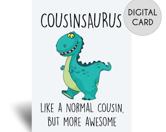 Printable Cousin Card - Etsy