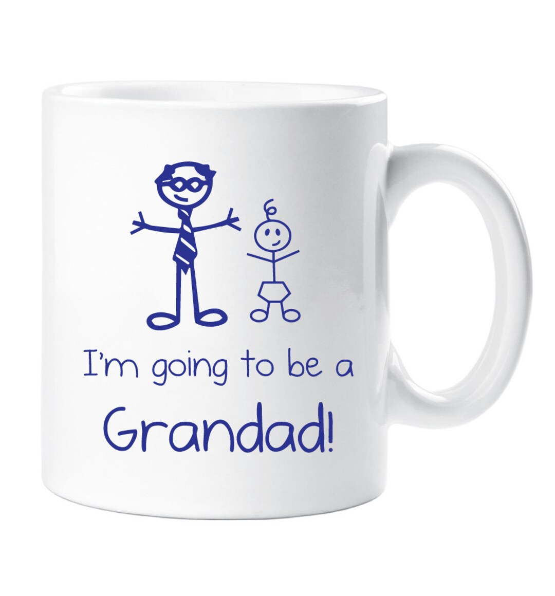 New Grandad Mug I'm Going to Be a Grandad Mug Gift New Grandparents ...