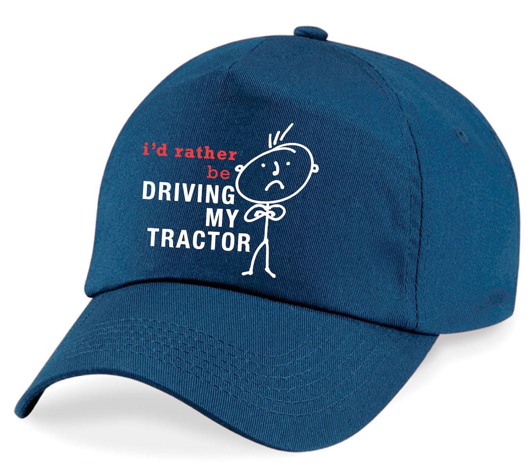 Tractor Cap Men's I'd Rather Be Driving My Tractor Baseball Cap Fathers ...