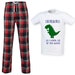 Chef Dinosaur Tartan Pajamas Chefasaurus Pj's Pyjamas Fathers Day ...