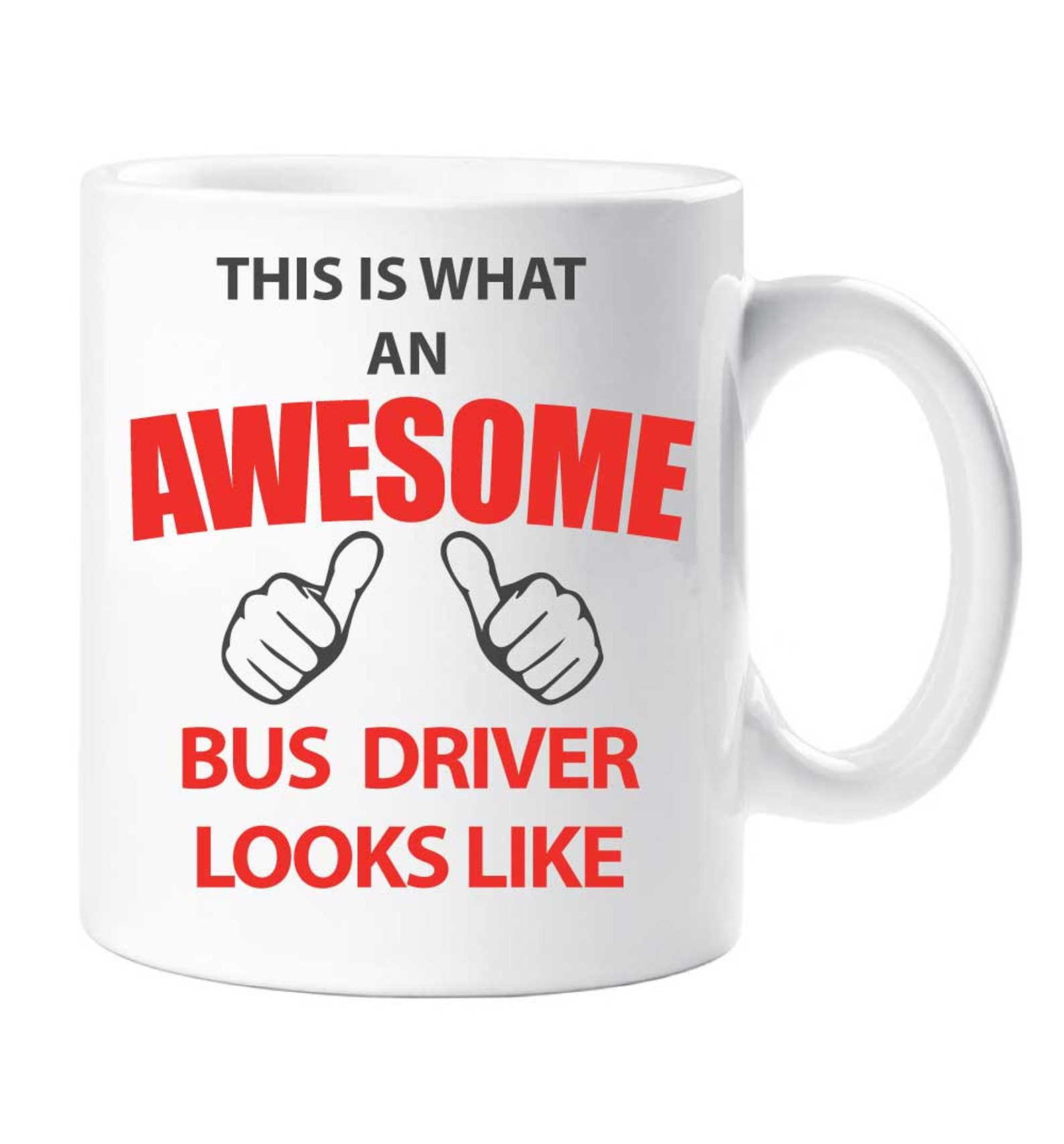 Bus Driver Mug This is What an Awesome Bus Driver Looks Like Mug ...