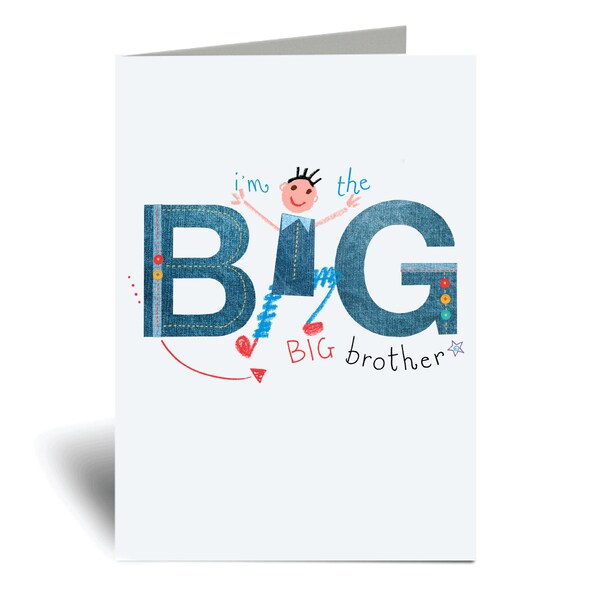Big Brother Birthday Card - Etsy