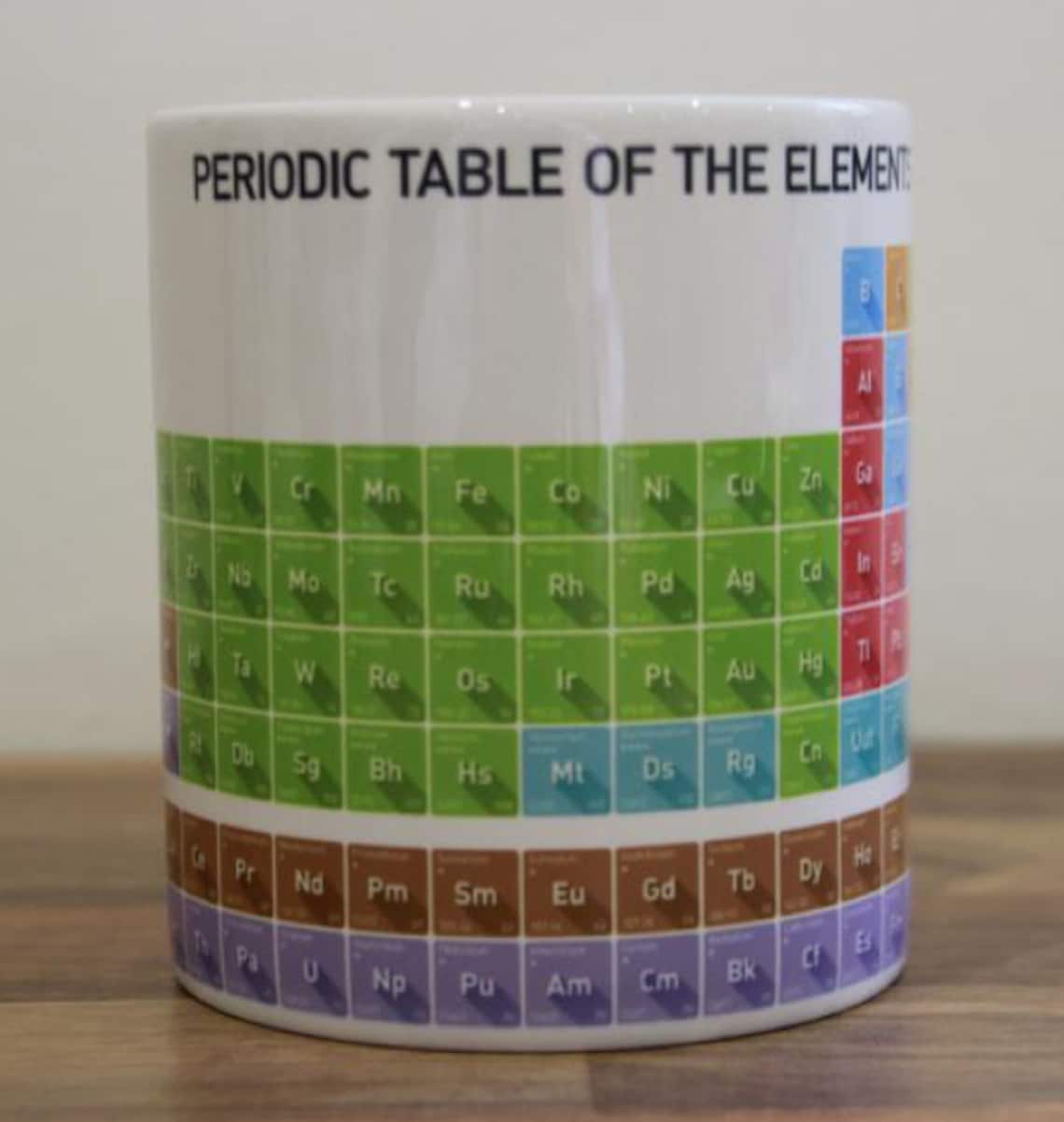 Mug Periodic Table of Elements Chemistry Atomic Numbers - Etsy