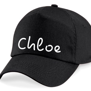 Kids Personalised Cap Personalized Name Various Colours - Etsy