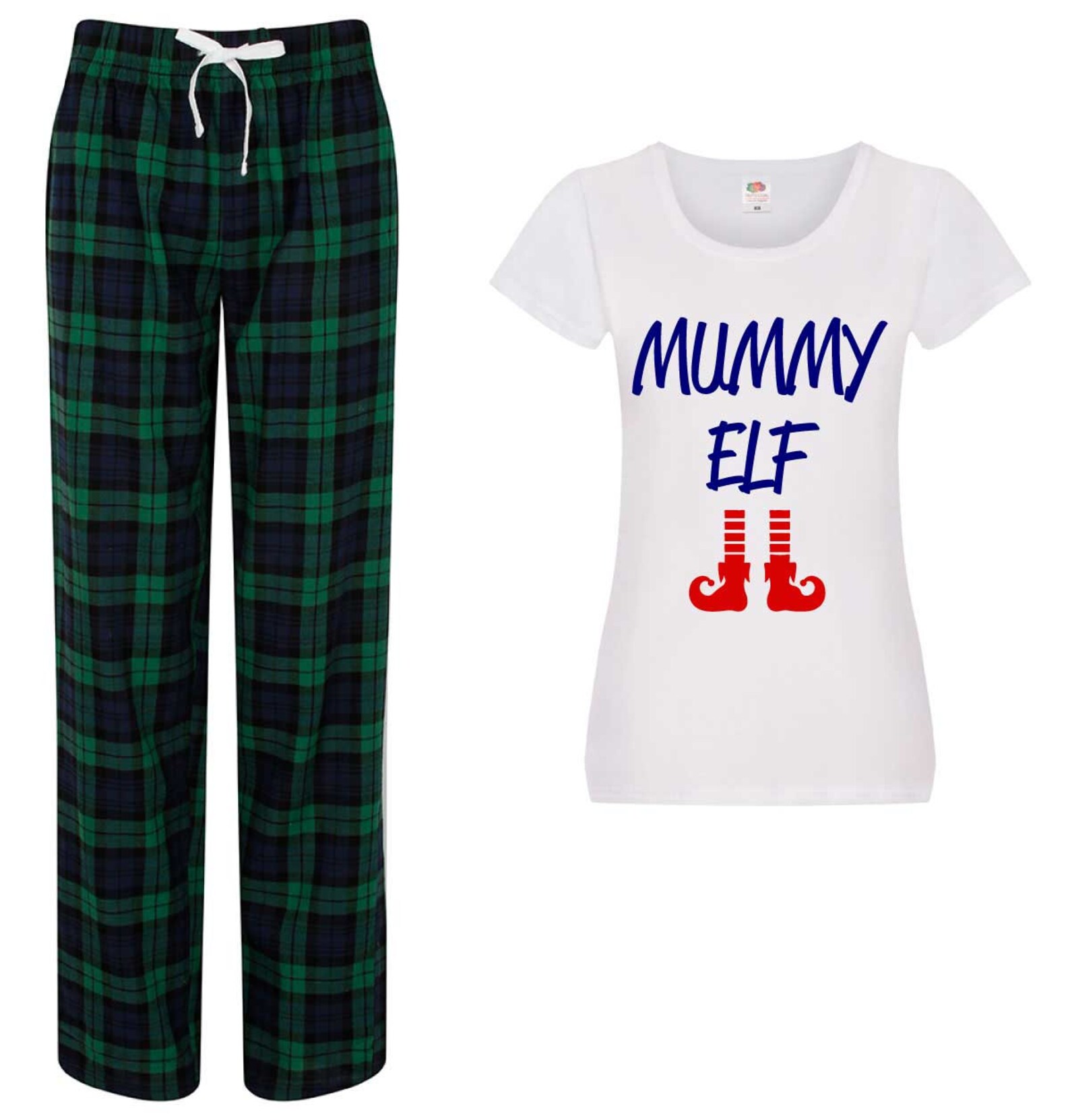 Ladies Christmas Pyjamas Mummy Elf Pj's Pajamas Lounge - Etsy