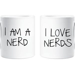 I Am a Nerd Mug Ceramic Novelty Present Gift Funny Cup Valentines ...