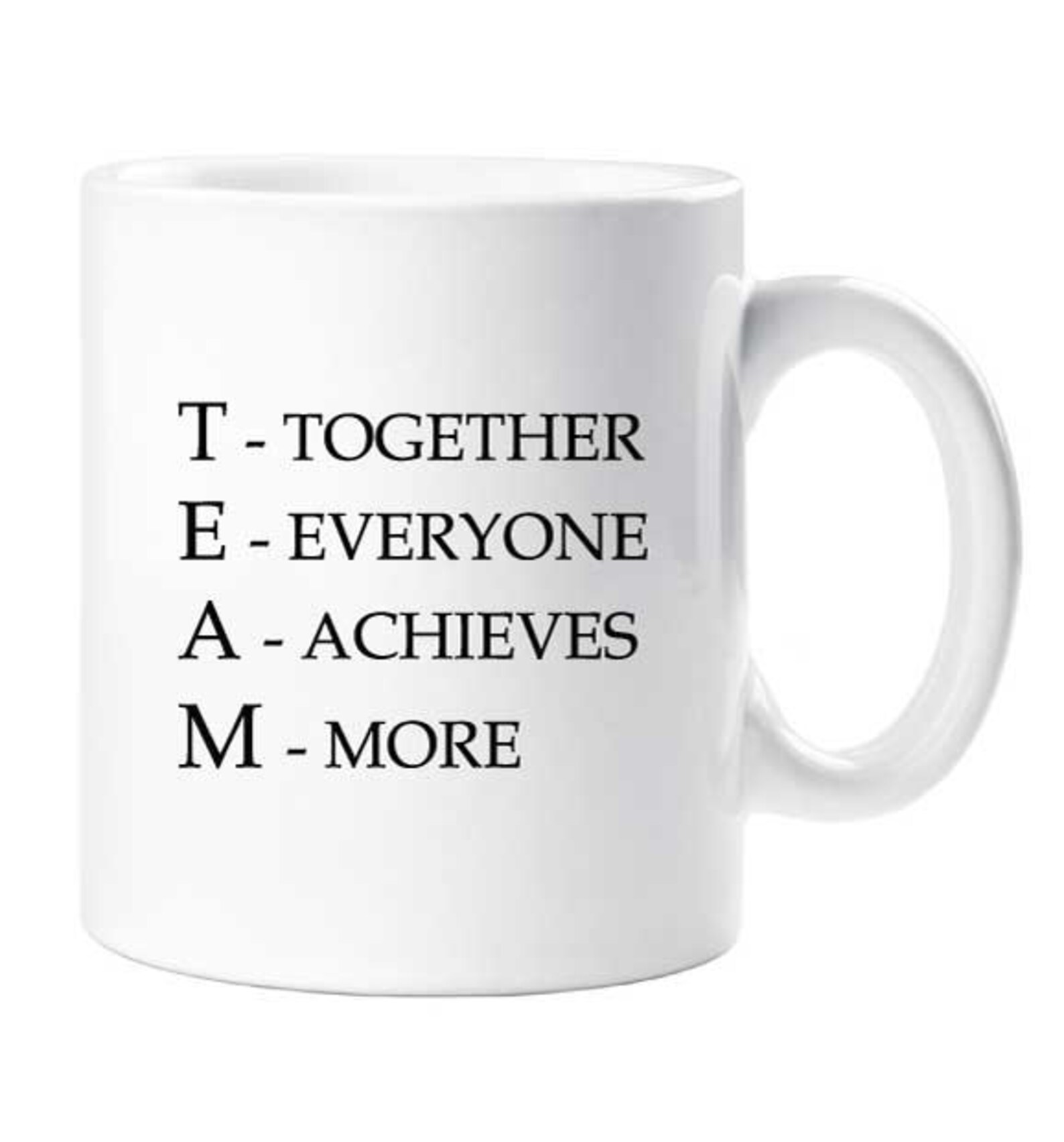 TEAM Mug Together Everyone Achieves More Cup Office - Etsy