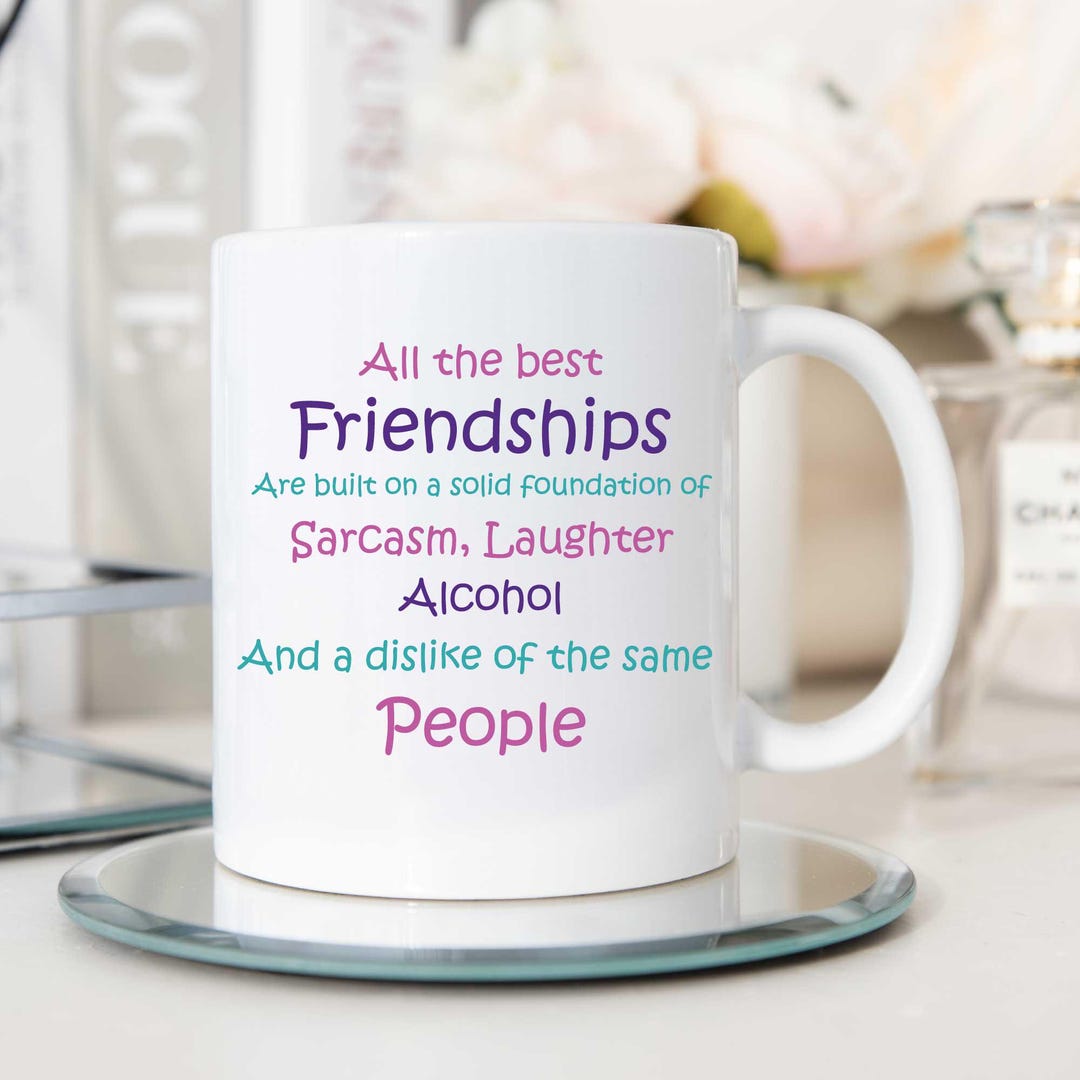 Mug - All the Best Friendships Mug Gift for Best Friends, Tea & Coffee ...