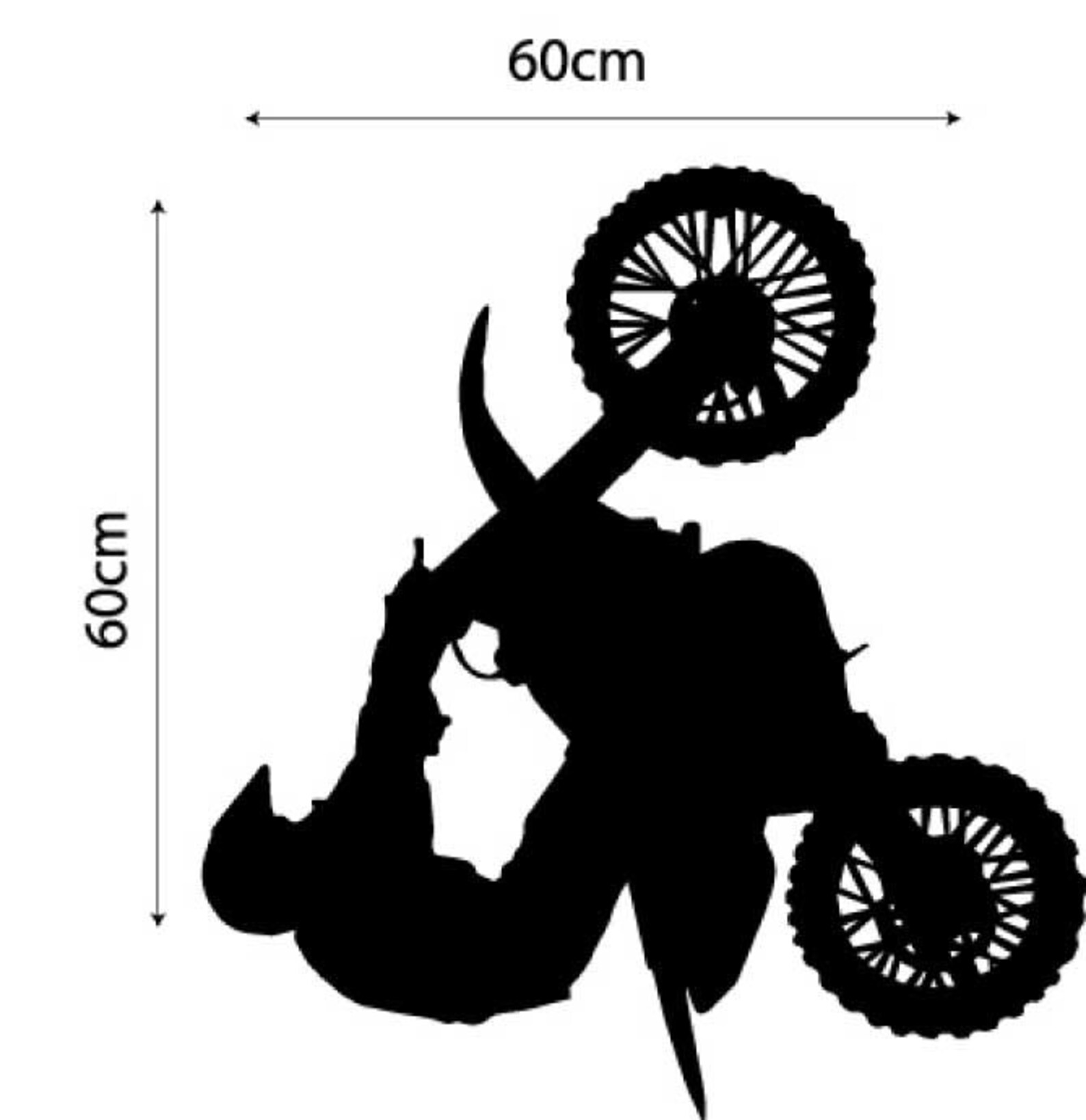 Motorbike Wall Decal Bike Jump Sticker Kids Bedroom Boys - Etsy