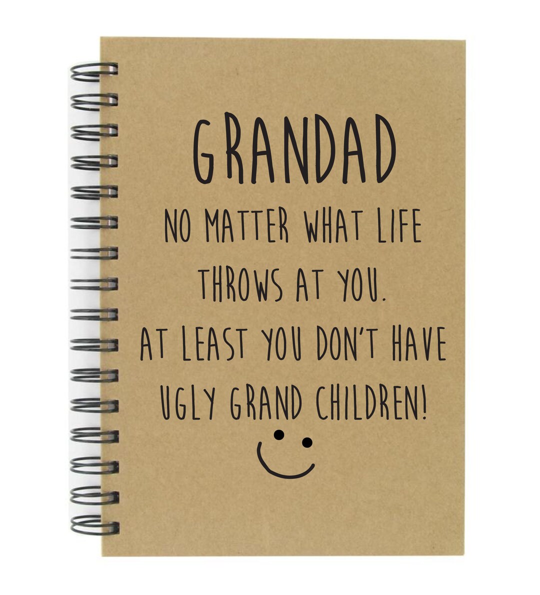 Funny Grandad A5 Kraft Notebook: 'ugly Grandchildren' Lined Journal - Etsy