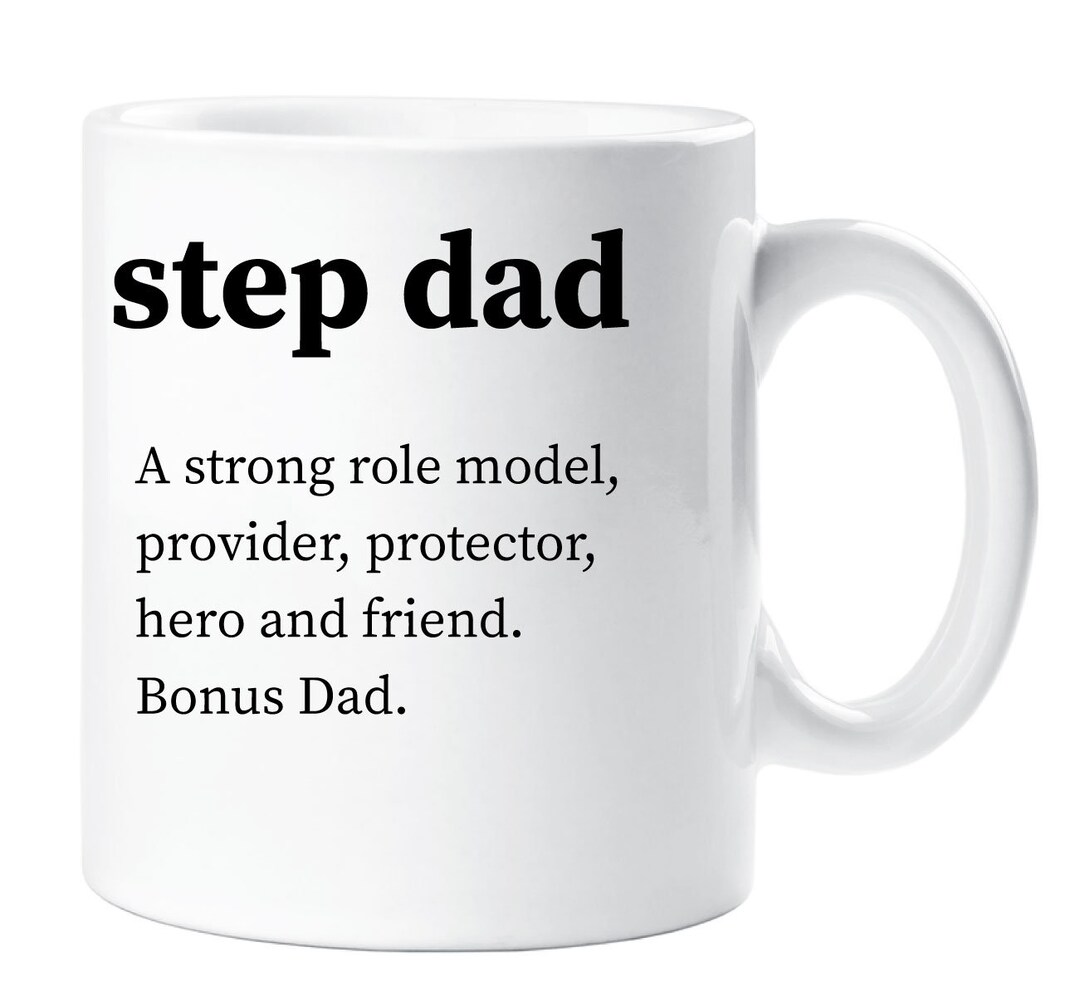 Step Dad Mug Step Dad Definition Fathers Day Gift Present Birthday ...