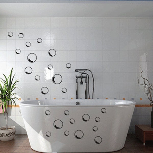 Bath Wall Decal - Etsy