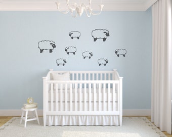 Sheep Wall Decal | Etsy
