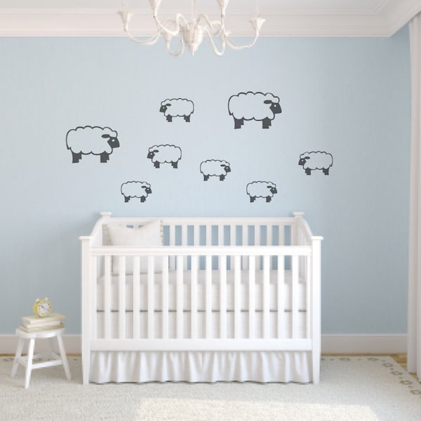 Sheep Wall Decal - Etsy