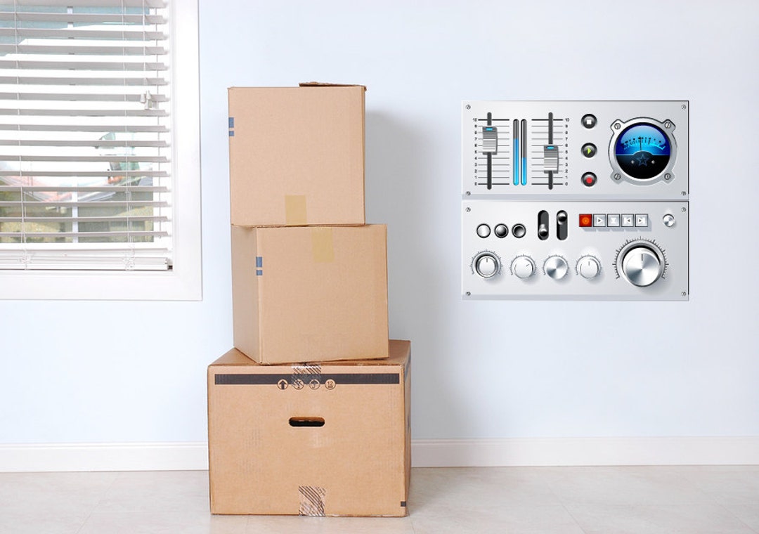 Space Wall Decal Space Ship Control Panel Wall Sticker Spaceship Outer ...