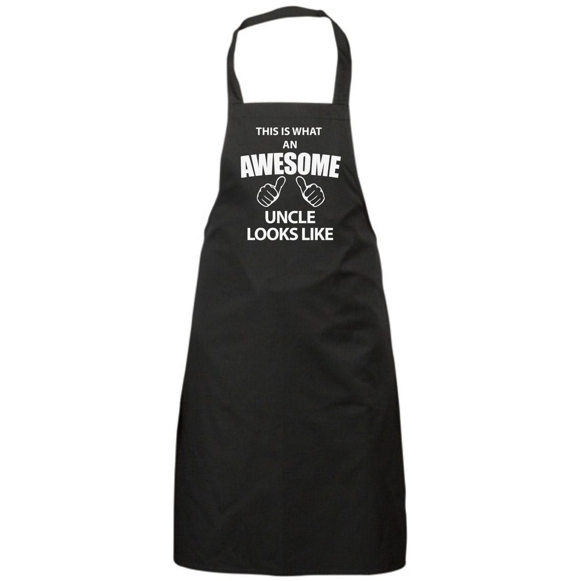 Uncle Apron Awesome Uncle Apron Mens Fathers Day Birthday Christmas ...
