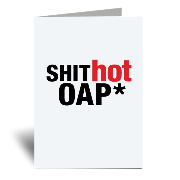 Oap Birthday Card - Etsy Canada